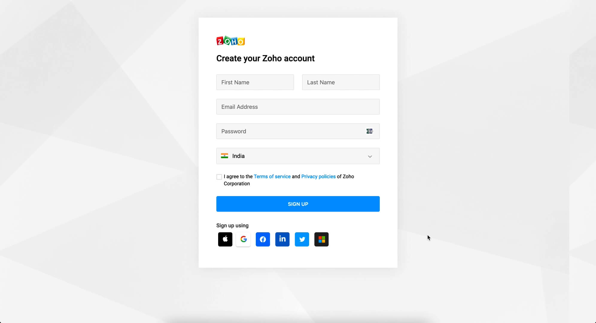 Zoho CRM | UI, UX Design | SaaS | Application Design | saas ui